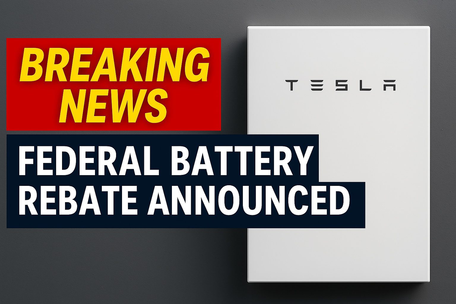 Battery Rebate 2025 Video - What You Need To Know - GI Energy